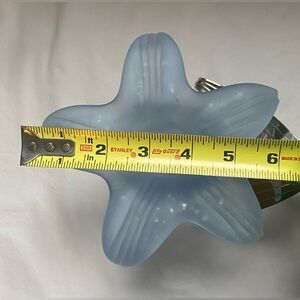 Art | Unusual Frosted Glass Flower In A Footed Silverplated Stand ...